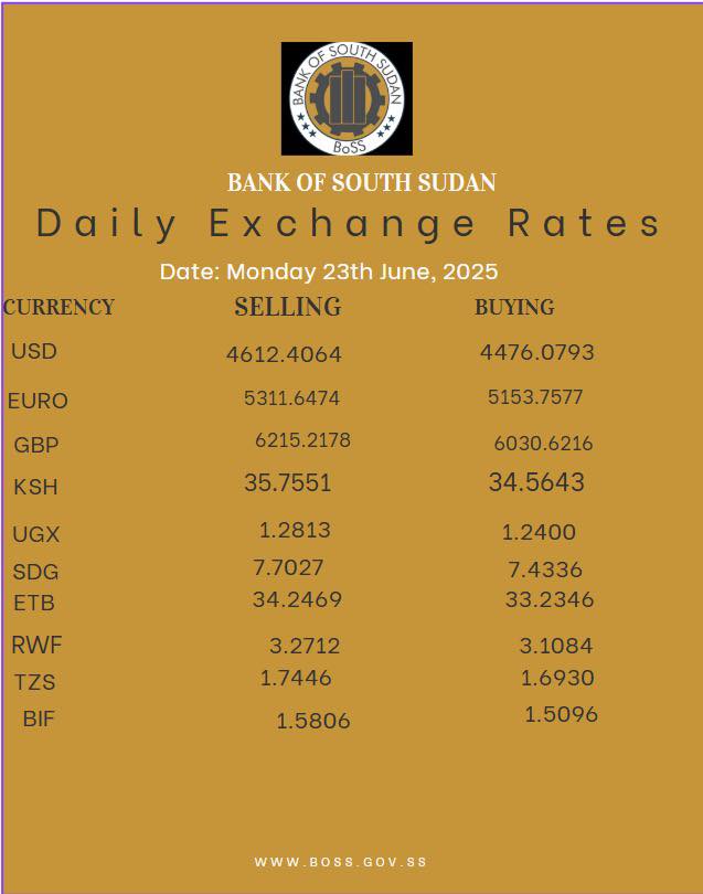 Currency Watch: Dollar Nears SSP 4,700 in Official Rates – Access Radio ...